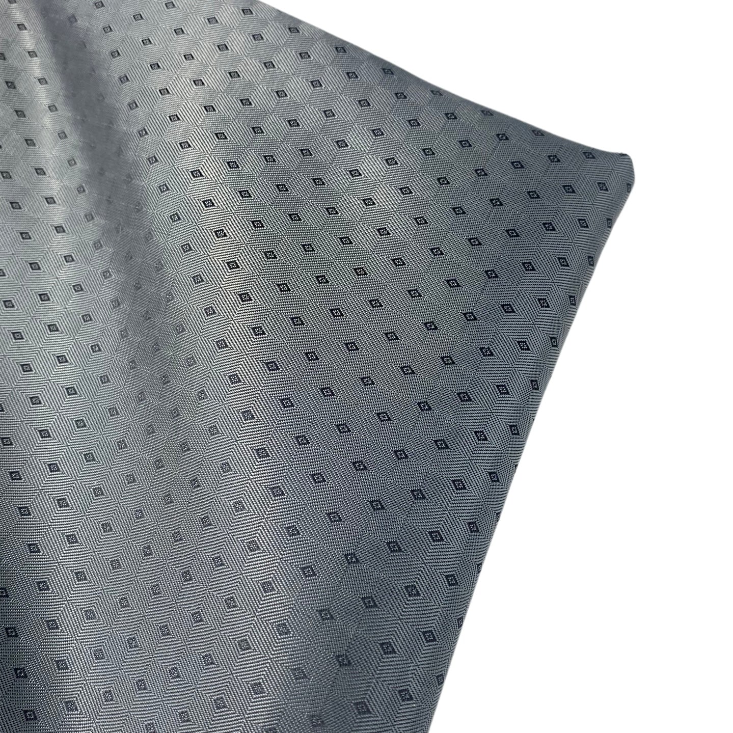 Two Tone Patterned Lining - Grey/Black · King Textiles
