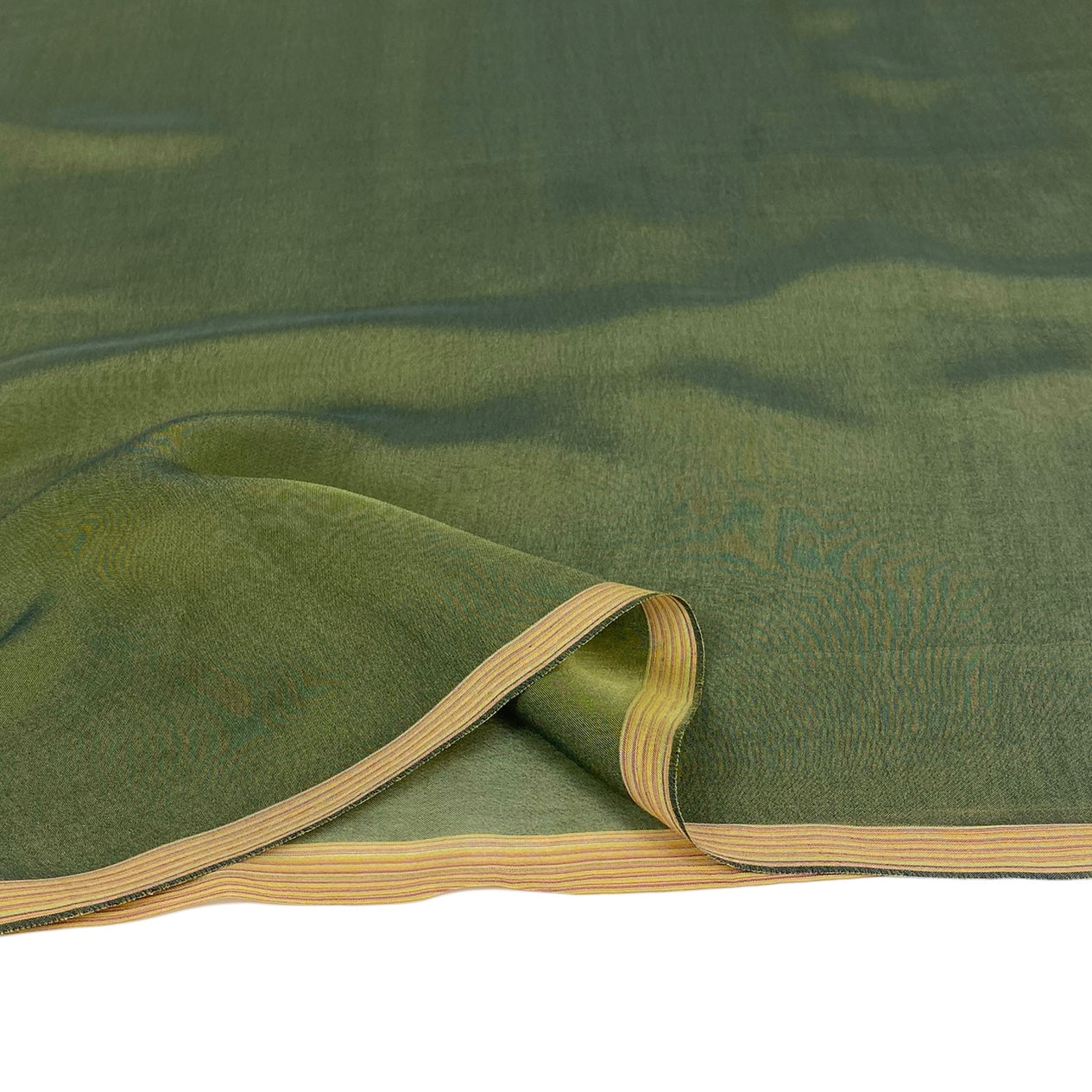 Shot Silk Chiffon - Green / Turquoise · King Textiles
