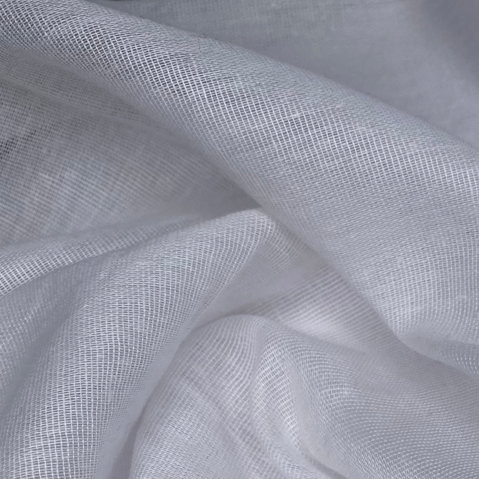 Cotton/Polyester Gauze - White · King Textiles