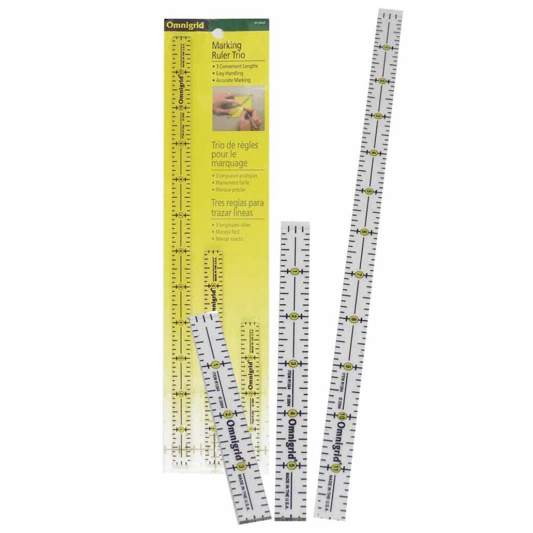 Marking Ruler Trio · King Textiles