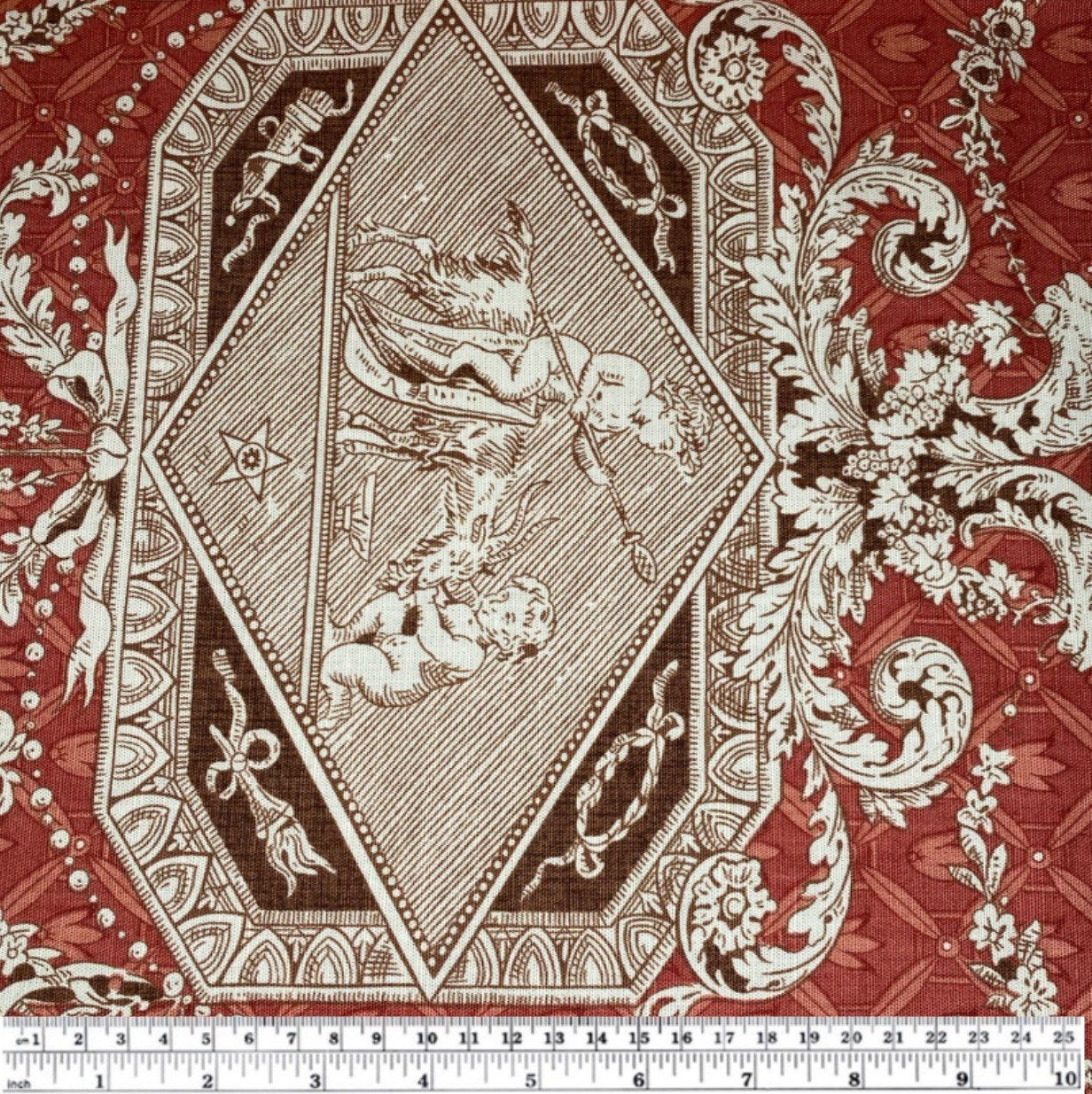 Printed Cotton Canvas - Delphi from ‘The Design Archives’ · King Textiles