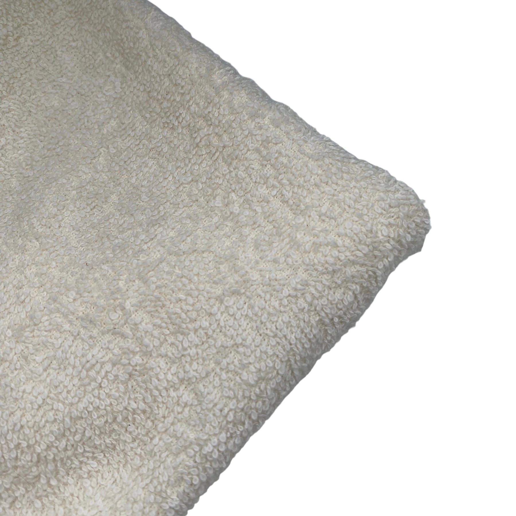 Double Sided Cotton Terry Towel - Ivory · King Textiles