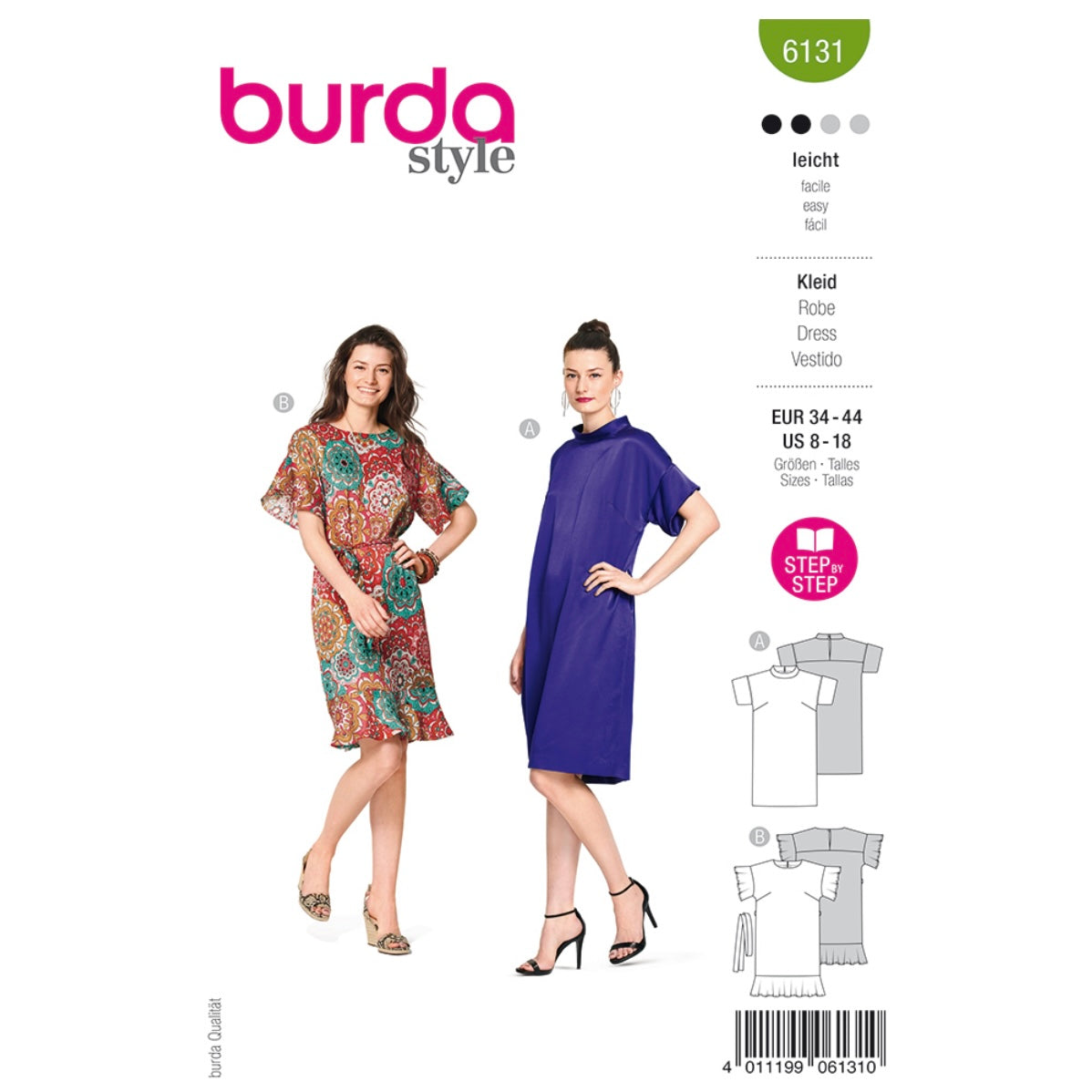 Dress Sewing Pattern - Burda Style 6131 · King Textiles