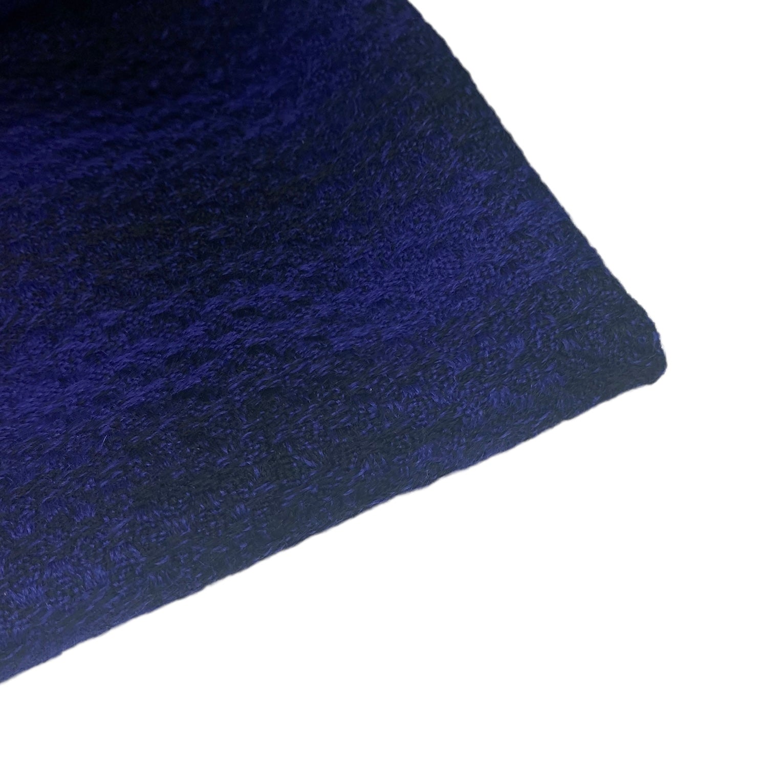 Plaid Wool Coating - Purple/Black · King Textiles